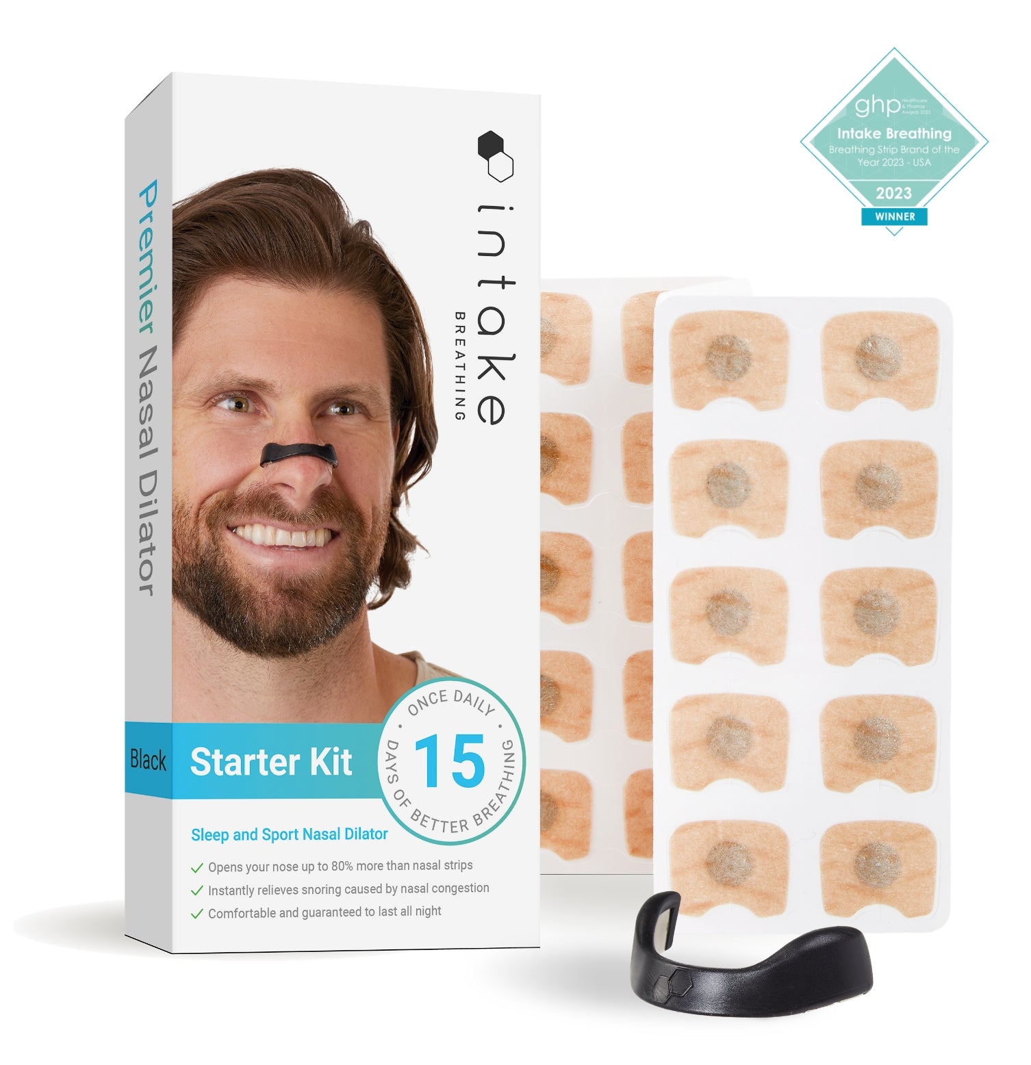 Intake Premier Nasal Dilator | Nose Breathing & Snoring Solution